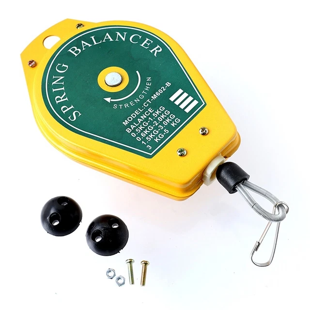 SPRING BALANCER RETRACTABLE Tool Holder Hanging Equipment 1.5 - 3kg US ...