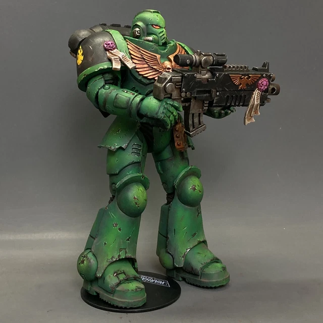 MC FARLANE WARHAMMER 40K Salamanders Presale Painted Recolor Model £412 ...