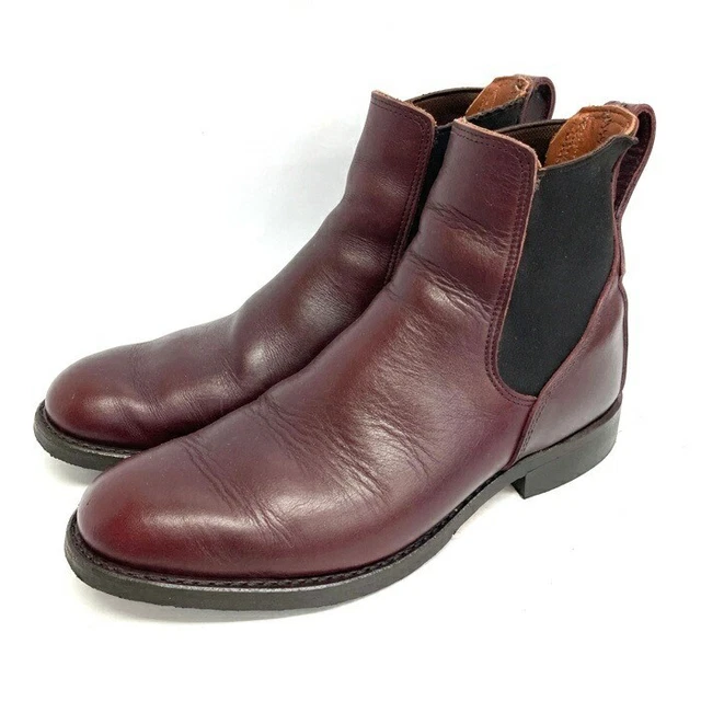 RED WING 9077 Mil-1 Congress Boots Side Gore Black Cherry r12_0706 £508 ...