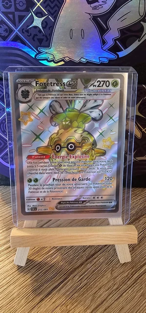 CARTE POKÉMON FA shiny Foretress ex 212/091 - EV04,5 Destinées de ...