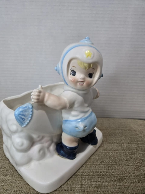 RARE INARCO BABY Boy Space Rocket Planter Napco 1964 £57.90 - PicClick UK