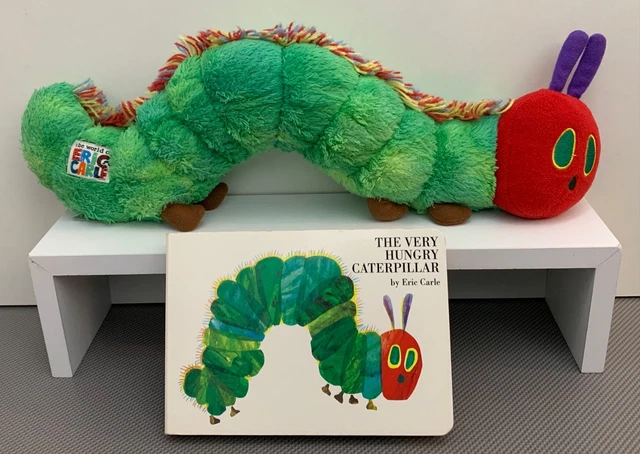 THE VERY HUNGRY Caterpillar Plush Soft Toy + Board Book Bundle, Eric ...