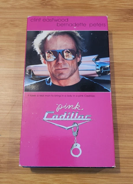 PINK CADILLAC (VHS) ULTRA RARE PINK SLIP SLEEVE COVER!! Promo Screening ...