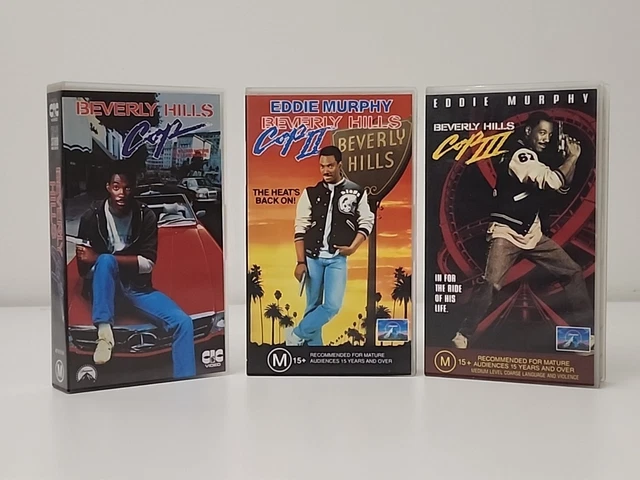 Beverly Hills Cop 1 2 3 Vhs Lot Of 3 Eddie Murphy Judge Reinhold