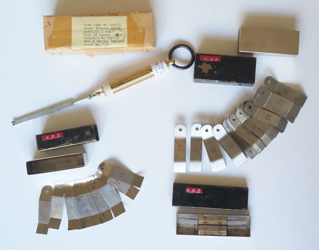 VINTAGE GPO BT British Telecom 3 Sets of 1970s Feeler Gauge & 1993 ...