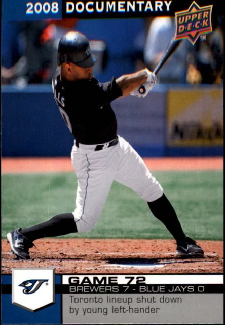 2008 UPPER DECK Documentary Toronto Blue Jays Baseball Card #2382 ...