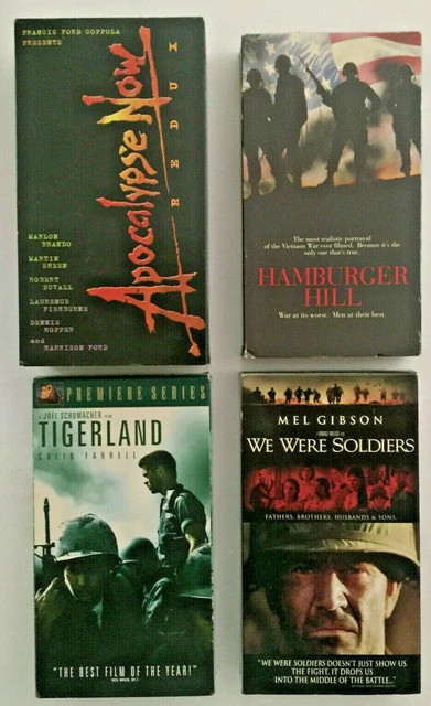 LOT DE FILMS VHS Guerre du Vietnam Tigerland Apocalypse Now We Were ...