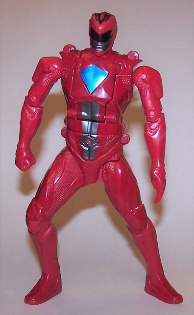 2017 POWER RANGERS The Movie Super Morphin Red Ranger 8" Bandai Action ...