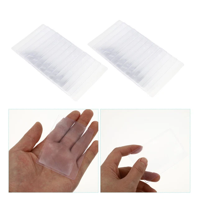 24 PCS KARTE Lupe PVC Ältere Taschenlupe Fresnel-Linse Tragbare ...