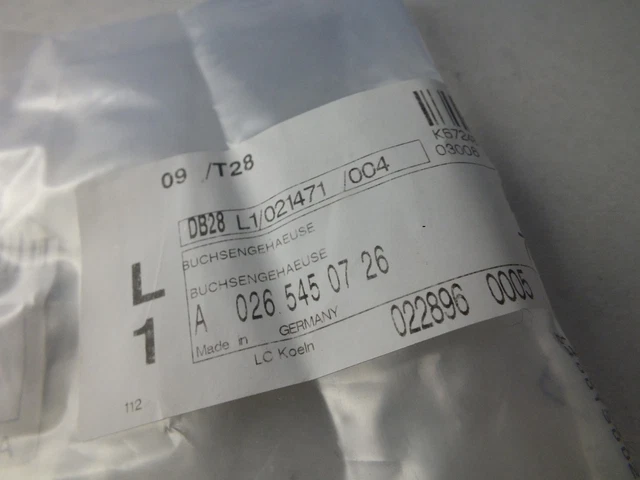ORIGINAL MERCEDES BUCHSENGEHAEUSE Befestigung Blech Gehäuse A0265450726 ...
