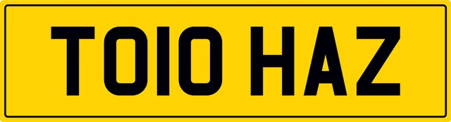 HAZ 😎 HAZEL Has Hasam Hazam Ha Number Theme Private Registration Plate ...