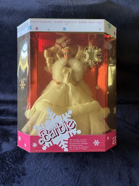 1990 HAPPY HOLIDAYS Barbie Passion II Barbie Gran Gala $200.00 ...
