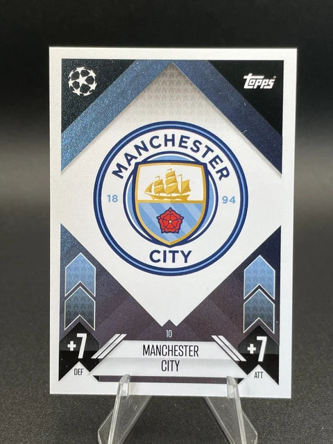 MANCHESTER CITY TEAM Badge Match Attax 2024/2025 Crest Logo 24/25 Topps ... MANCHESTER CITY TEAM Badge Match Attax 2024/2025 Crest Logo 24/25 Topps ...