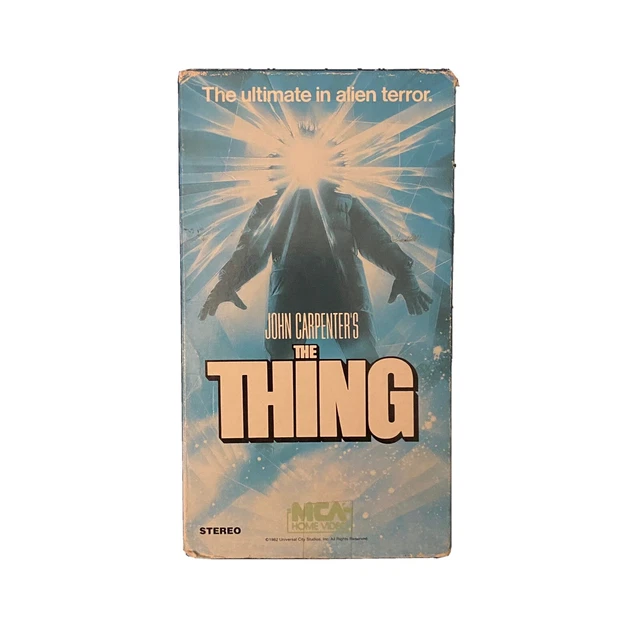 THE THING VHS Kurt Russell John Carpenter VHS Horror Classic £18.10 ...