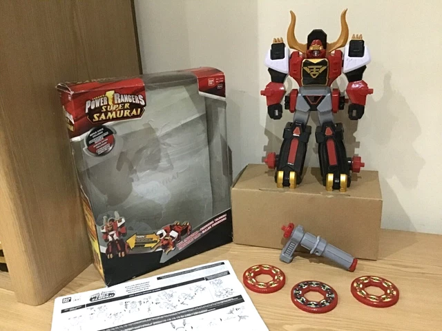 POWER RANGERS SAMURAI Dx Bull Zord Megazord 100% Complete in Box ...