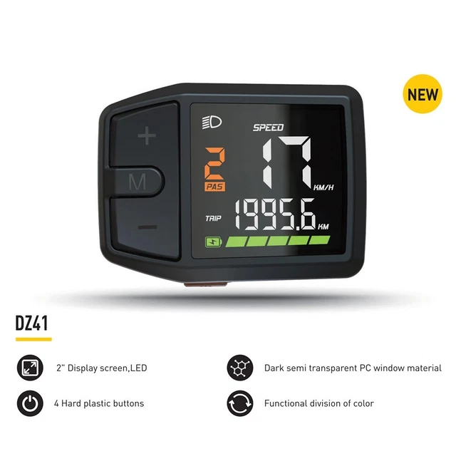 EBIKE UART/CAN PROTOCOL Display For Bafang M500/M600/BBS01 02 HD Motor ...