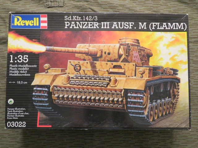REVELL 03022 SD.KFZ.142/3 Panzer III Ausf. M (Flamm) 1:35 Bausatz EUR ...