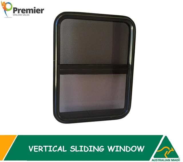 VERTICAL SLIDE WINDOW Caravan RV Motorhome Horse Float 500 mm(w) x 700 ...