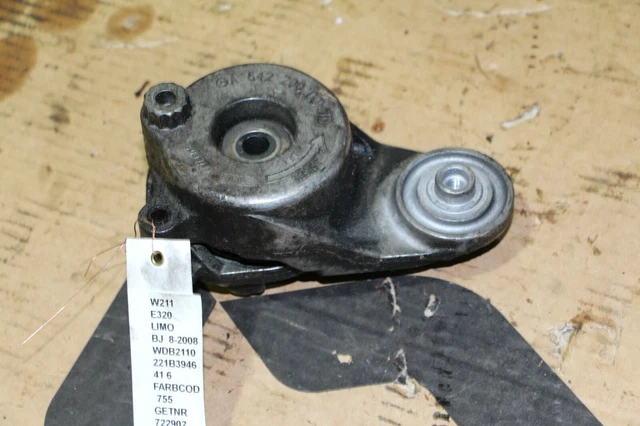 ORIGINAL MERCEDES OM642 W211 E320 CDI Tensioner V-Ribbed Belt ...