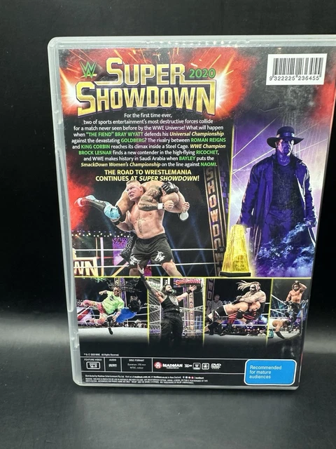 SUPER SHOWDOWN 2020(WRESTLING)GOLDBERG,BROCK Lesnar,Naomi,King Corbin,M ...