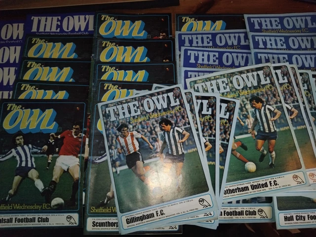 X34 1977-79 SHEFFIELD Wednesday Programmes VGC Joblot £7.50 - PicClick UK