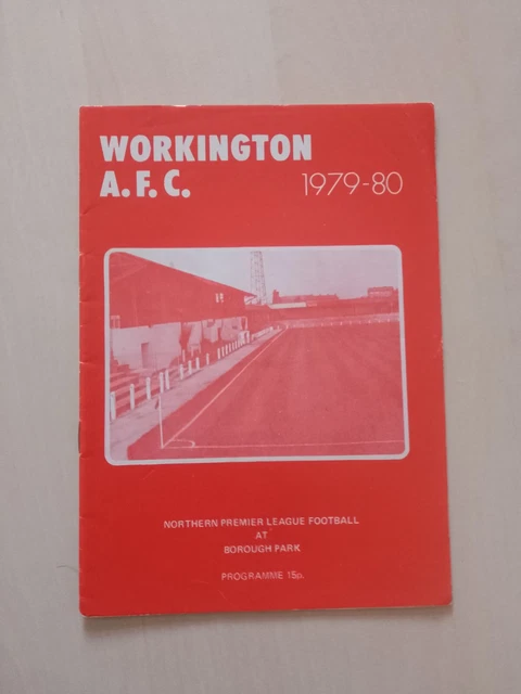 WORKINGTON V RUNCORN, Northern Premier League, 1979/80 £2.79 - PicClick UK