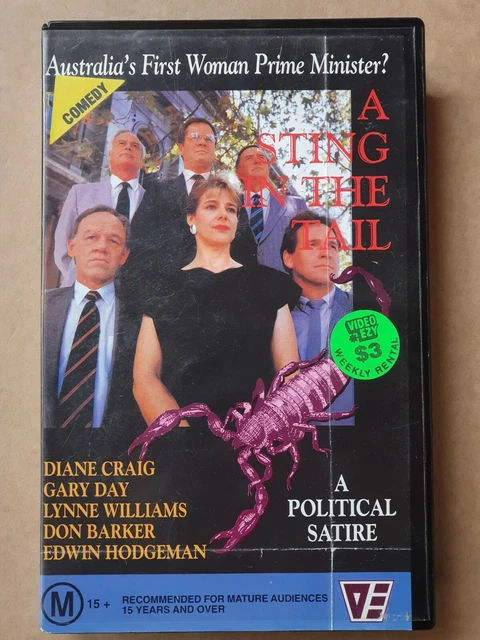 THE STING IN THE TAIL - Rating M15+ - VHS Tape Excellent - combined ...