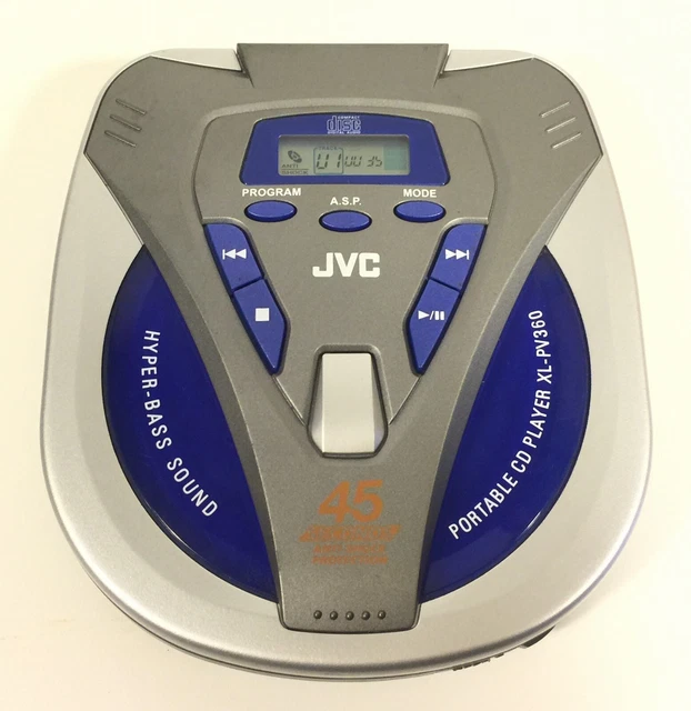 JVC HYPER BASS Sound Portable CD Player XL-PV360 $19.99 - PicClick CA