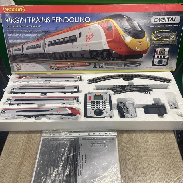 HORNBY DIGITAL VIRGIN trains pendolino train set £235.00 - PicClick UK