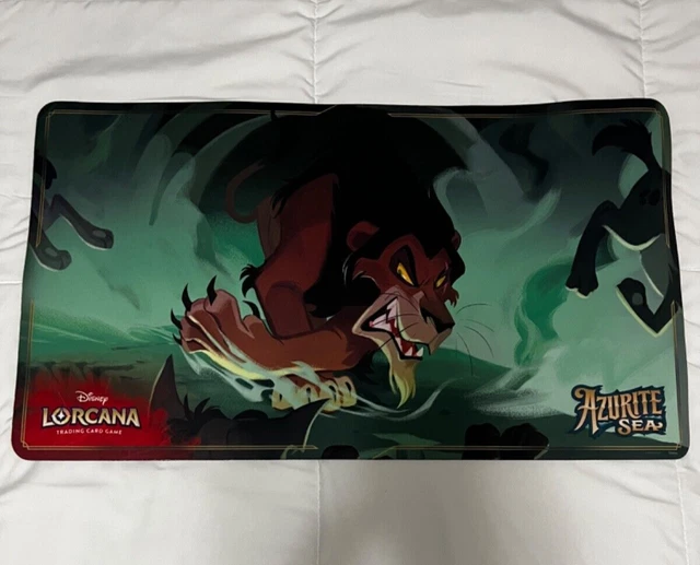 2025 DISNEY LORCANA Scar Set Championship Playmat Perfect Condition ...