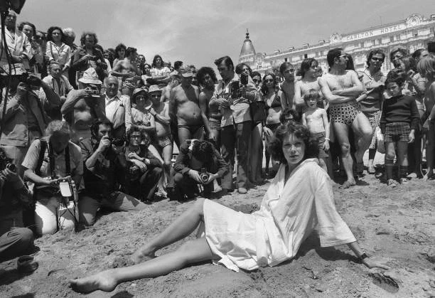 DUTCH ACTRESS MODEL singer Sylvia Kristel poses as "starlet" on th- Old ...
