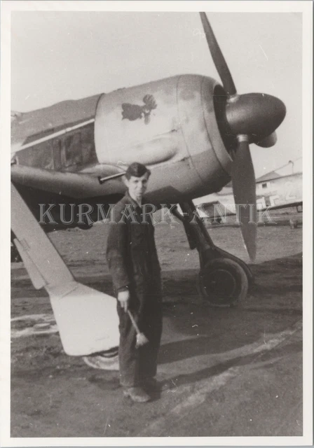 T076 FOTO WEHRMACHT Archiv Repro Luftwaffe Flugzeug Fw190 7./ JG 2 ...