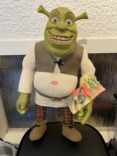 SHREK 2 JUMBO Plush Figure Super Rare 14" BH - Teddy Bear Dreamworks ...