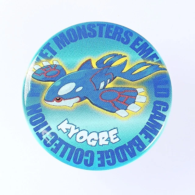 La Collection De Badges De Jeu Kyogre Pokemon Peut Badger Nintendo Du