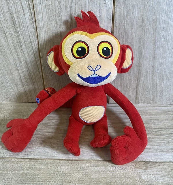 BANDAI TINGA TINGA Tales Talking Red Monkey Plush Soft Toy Fully ...