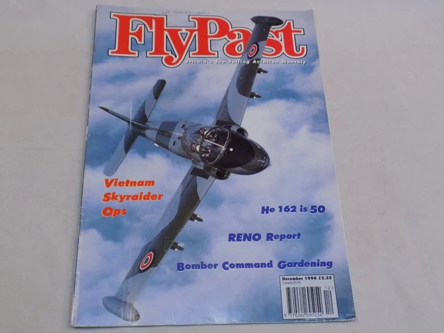 FLY PAST 1994 Britain Aviation Vietnam Skyraider Ops He162 Reno Bomber ...