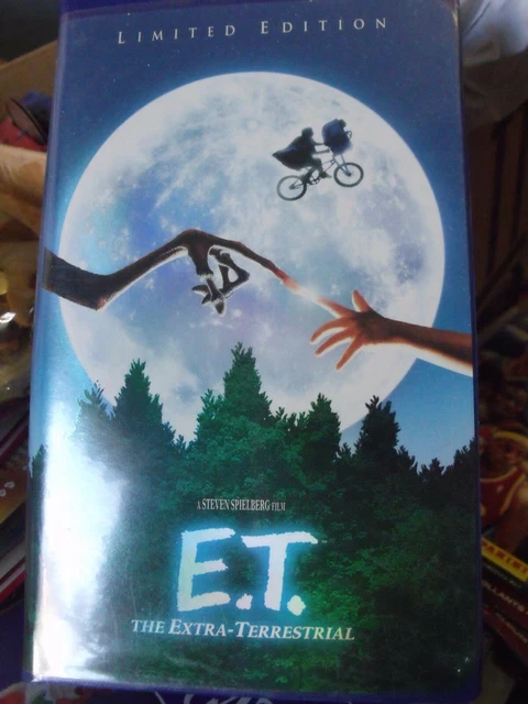 E.T THE EXTRA TERRESTIAL, LIMITED EDITION UNIVERSAL VHS Clamshell Case ...
