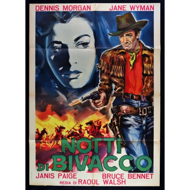 MANIFESTO NUITS DE Bivouac Dennis Morgan Wyman Paige Bennett M46 EUR 37 ...