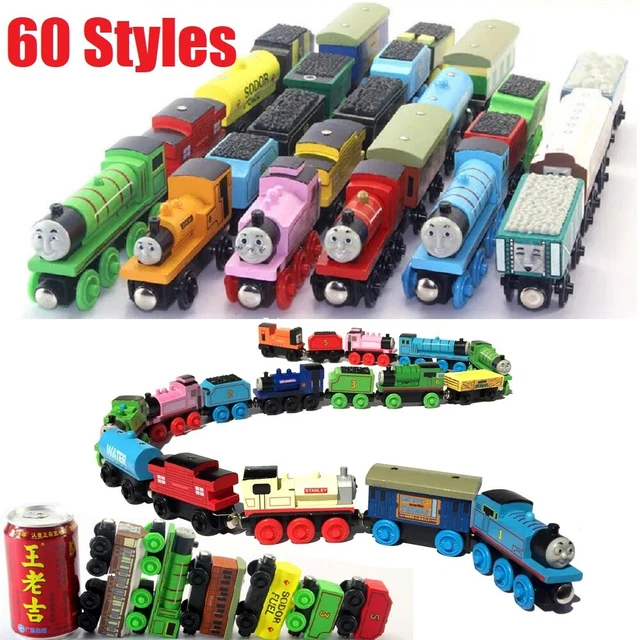 WOODEN MAGNETIC RAILWAY Trains Train Track Toys Gift The Tank Engine ...
