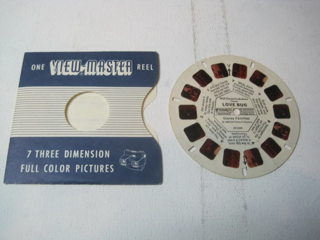 WALT DISNEY FAVORITES Love Bug Movie View Master Reel 1968 $4.99 - PicClick