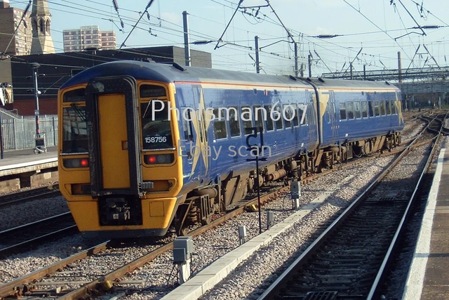 CLASS 158 158756, 2 car DMU, in debranded First North Western Blue at Doncaster £0.75 - PicClick UK