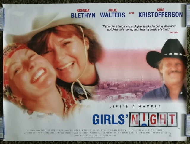 GIRLS NIGHT (1998) Orig. UK Quad Movie Poster Julie Walters Kris ...