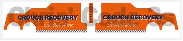 1/76 CODE 3 Crouch Recovery decals suit Oxford Diecast Recovery trucks ...