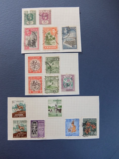 CEYLON / SRI Lanka Stamps 1920-1958 George V, George VI £3.00 - PicClick UK