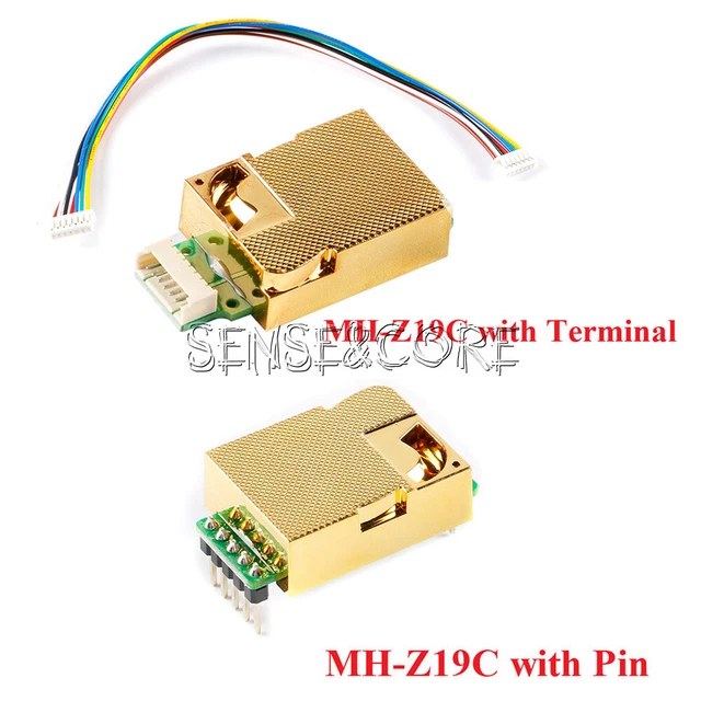 MH-Z19C CO2 INFRARED Gas Sensor Air Quality Monitoring Detection Sensor ...