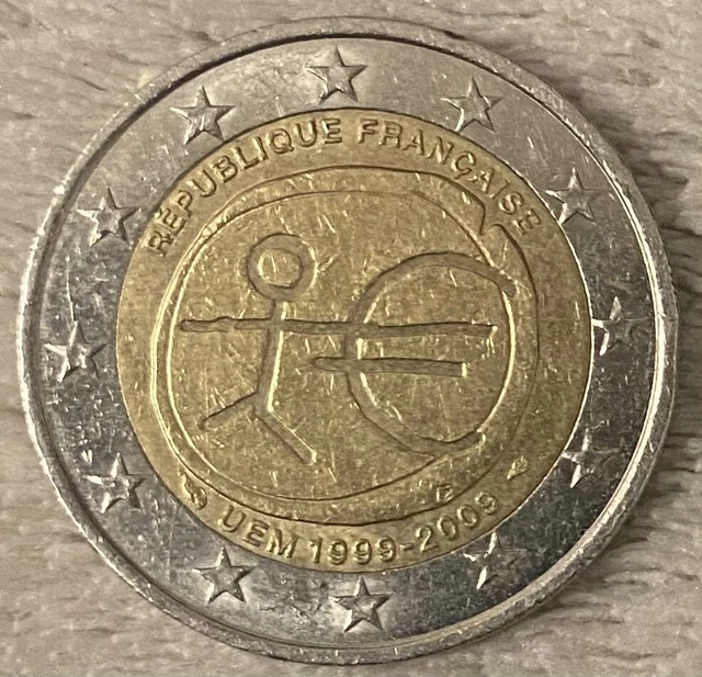 2 Euro Münze Frankreich 1999 Wert