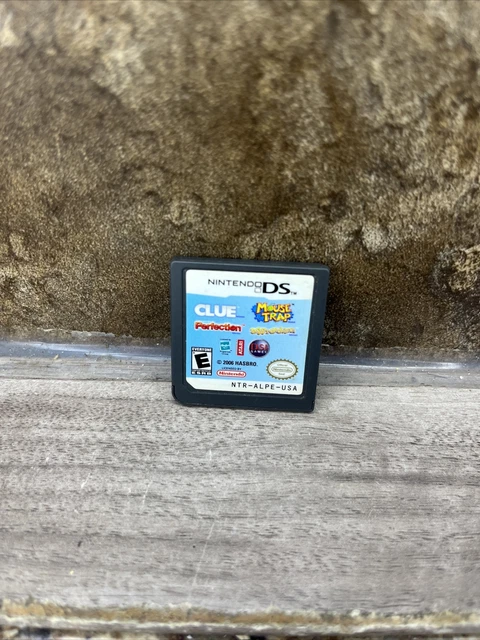 CLUE/MOUSE TRAP/PERFECTION/AGGRAVATION (NINTENDO DS, 2007) 3DS * CART ...