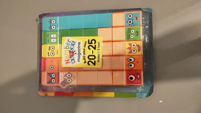 NUMBERBLOCKS 20-25 Makes 1-5 Learning Cbeebies Special Needs Toy ADHD ...