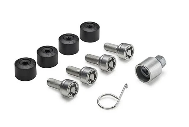 ORIGINAL VW RADSCHRAUBENSCHLOSSSATZ Felgenschloss M14 x 1,5 x 35 ...