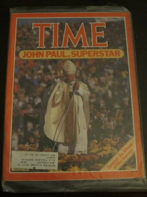 TIME MAGAZINE OCTOBER 1979 Pope John Paul II Superstar (O) G D £3.76 ...